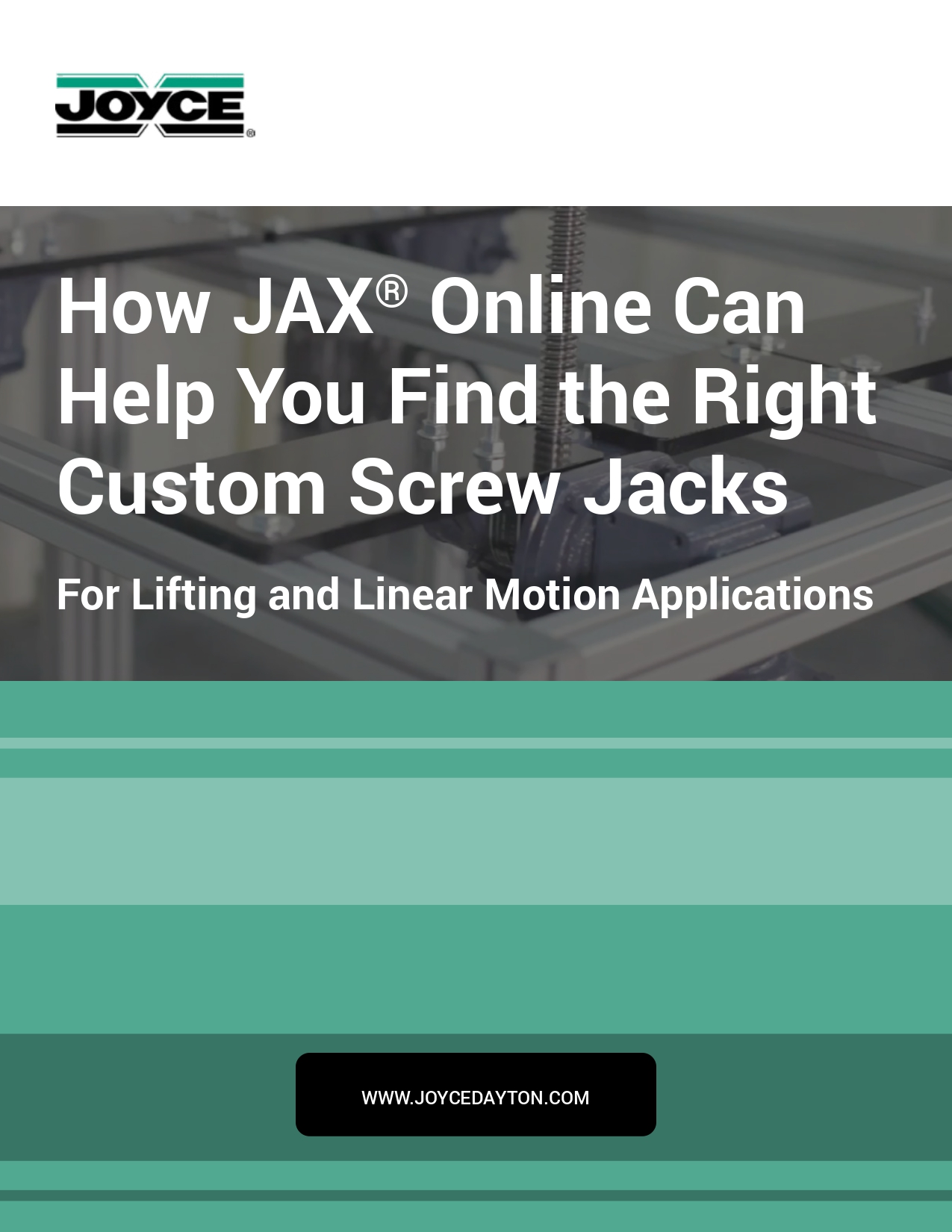 How JAX® Online Can Help You Find the Right Custom Screw Jacks For Lifting and Linear Motion ...